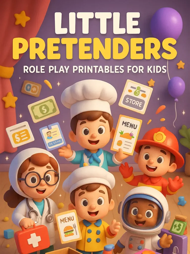 Little Pretenders – Role Play Printables for Kids - Instant Kids Printables